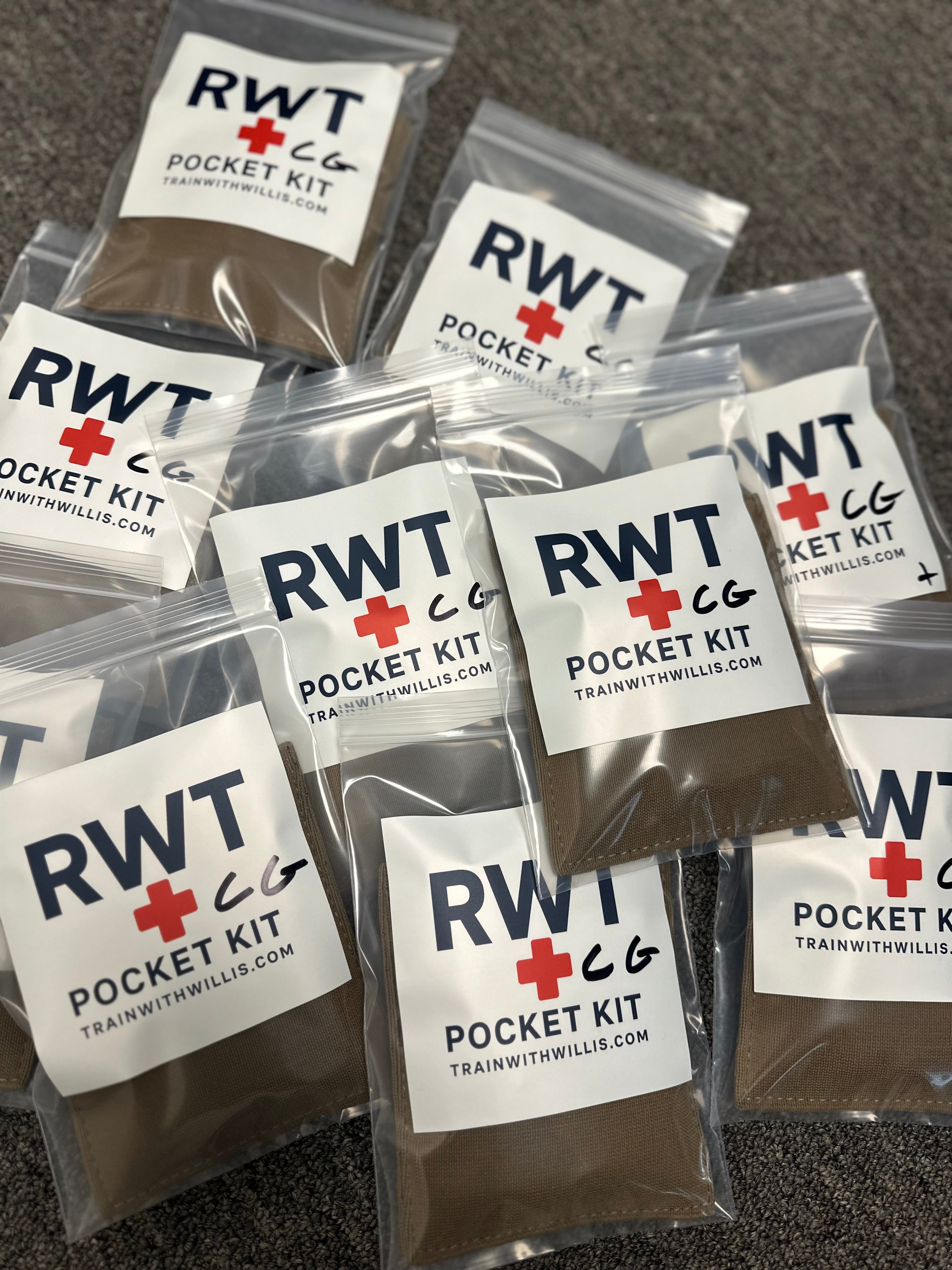 RWT POCKET KIT CG (QuikClot Combat Gauze) – Train with Willis